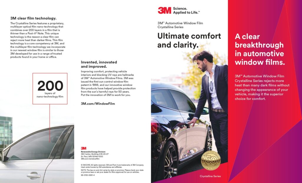 3M Crystillain Window Film - AUTOPROTECTION